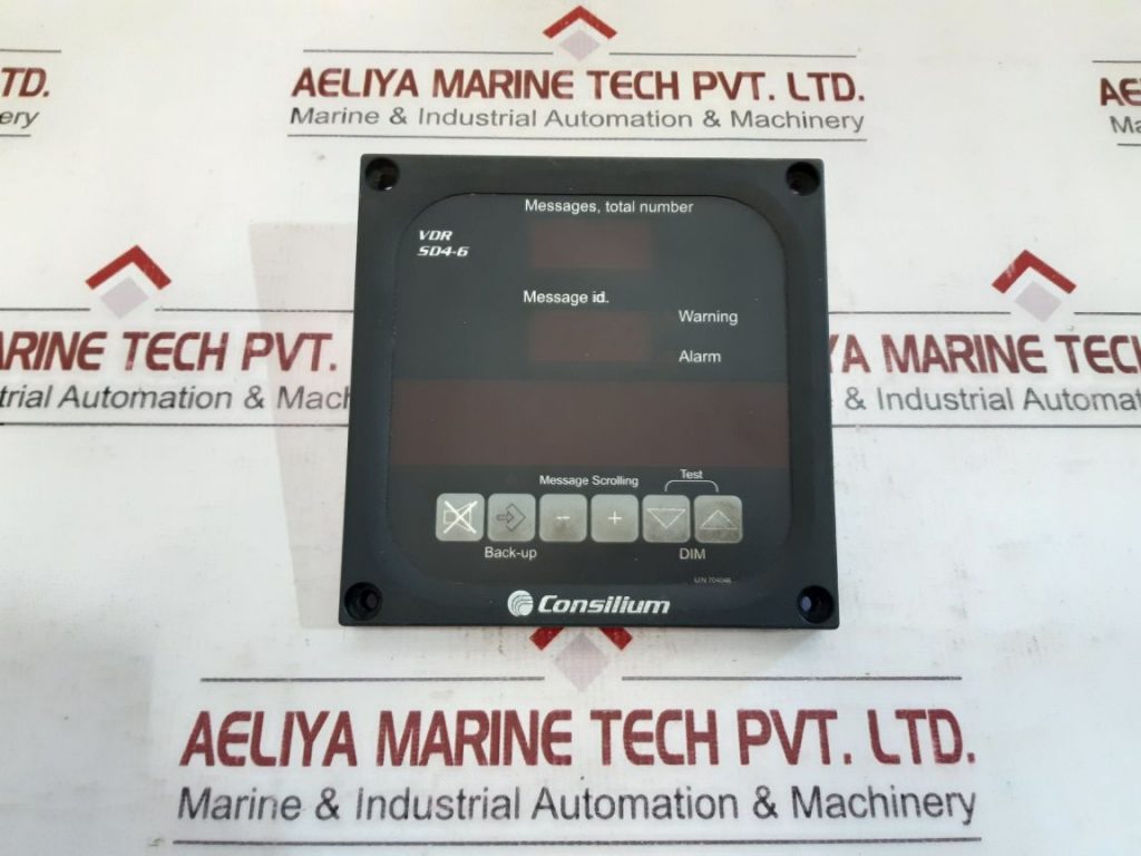 CONSILIUM VDR SD4-6 NAVIGATION PANEL DISPLAY 704076A1 - Aeliya Marine