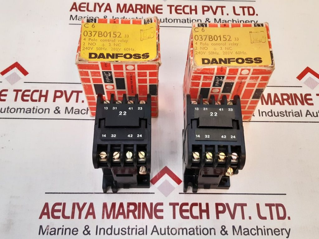 DANFOSS 22 C6 4 POLE CONTROL RELAY - Aeliya Marine