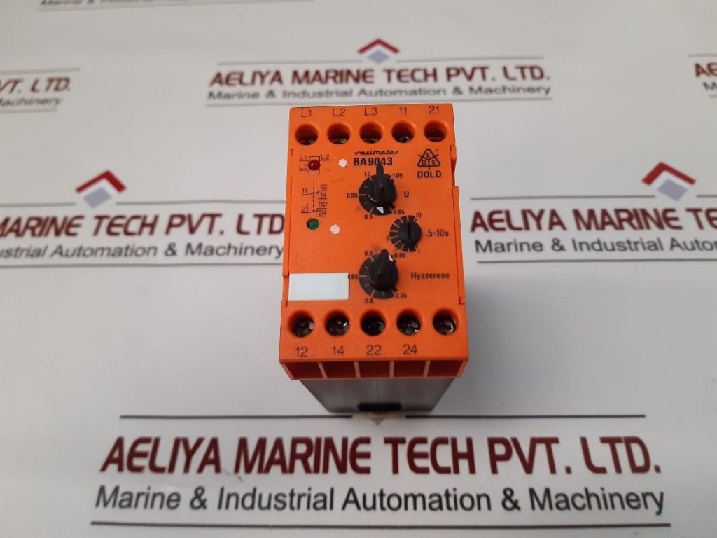 E.DOLD & SOHNE VARIMETER BA 9043/003 UNDERVOLTAGE RELAY 0035727 ...