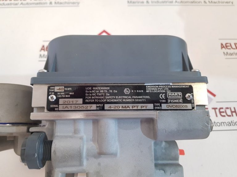 Fieldvue Dvc6200s Digital Valve Controller - Aeliya Marine