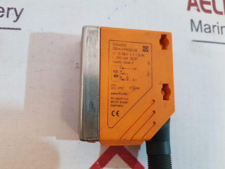 IFM ELECTRONIC O5H500 DIFFUSE REFLECTION SENSOR - Aeliya Marine