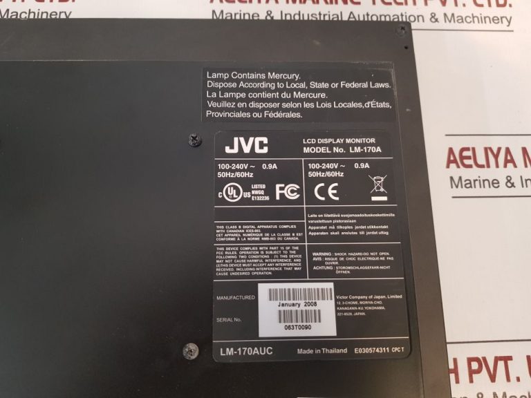 JVC LM-170A LCD DISPLAY MONITOR - Aeliya Marine