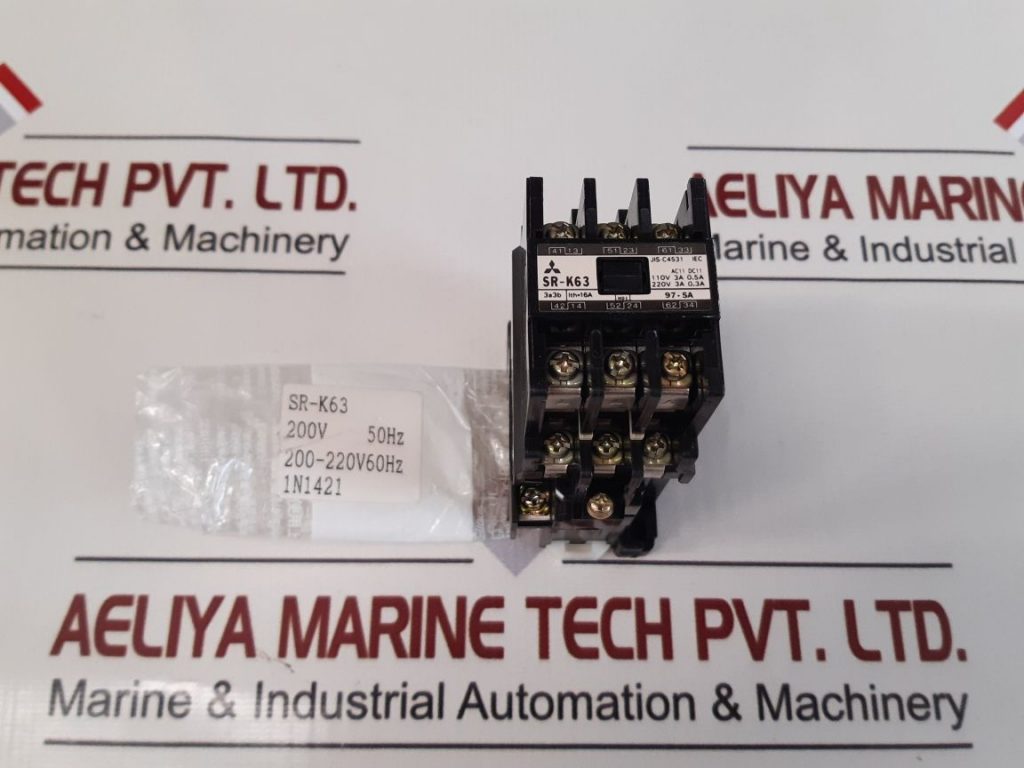 MITSUBISHI SR-K63 CONTACTOR 97.5A - Aeliya Marine