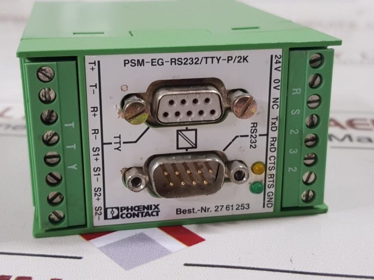 PHOENIX CONTACT 2761253 INTERFACE CONVERTER PSM-EG-RS232/TTY-P/2K - Aeliya Marine