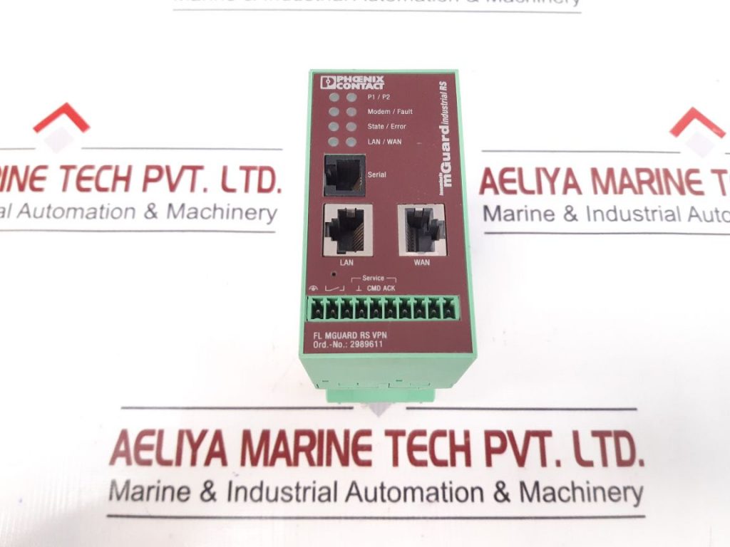 PHOENIX CONTACT FL MGUARD RS VPN ROUTER 2989611 - Aeliya Marine