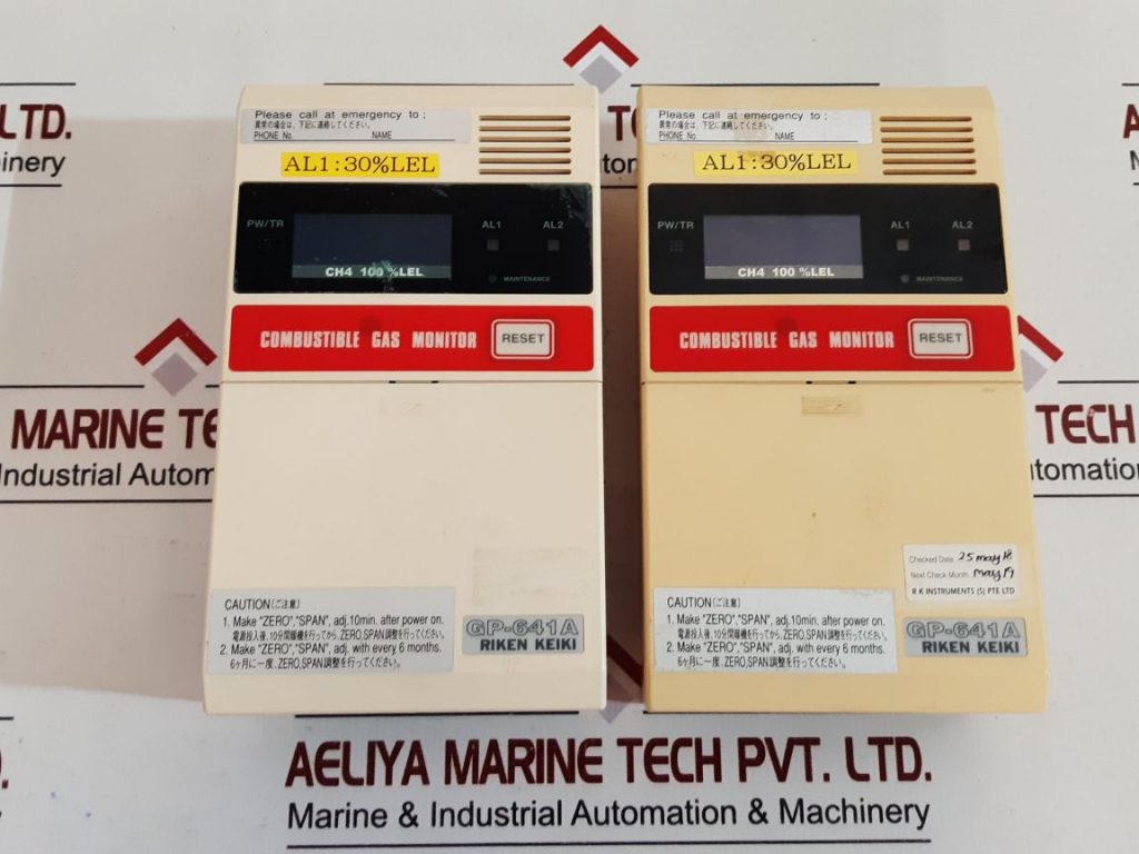 RIKEN KEIKI GP-641A COMBUSTIBLE GAS MONITOR - Aeliya Marine