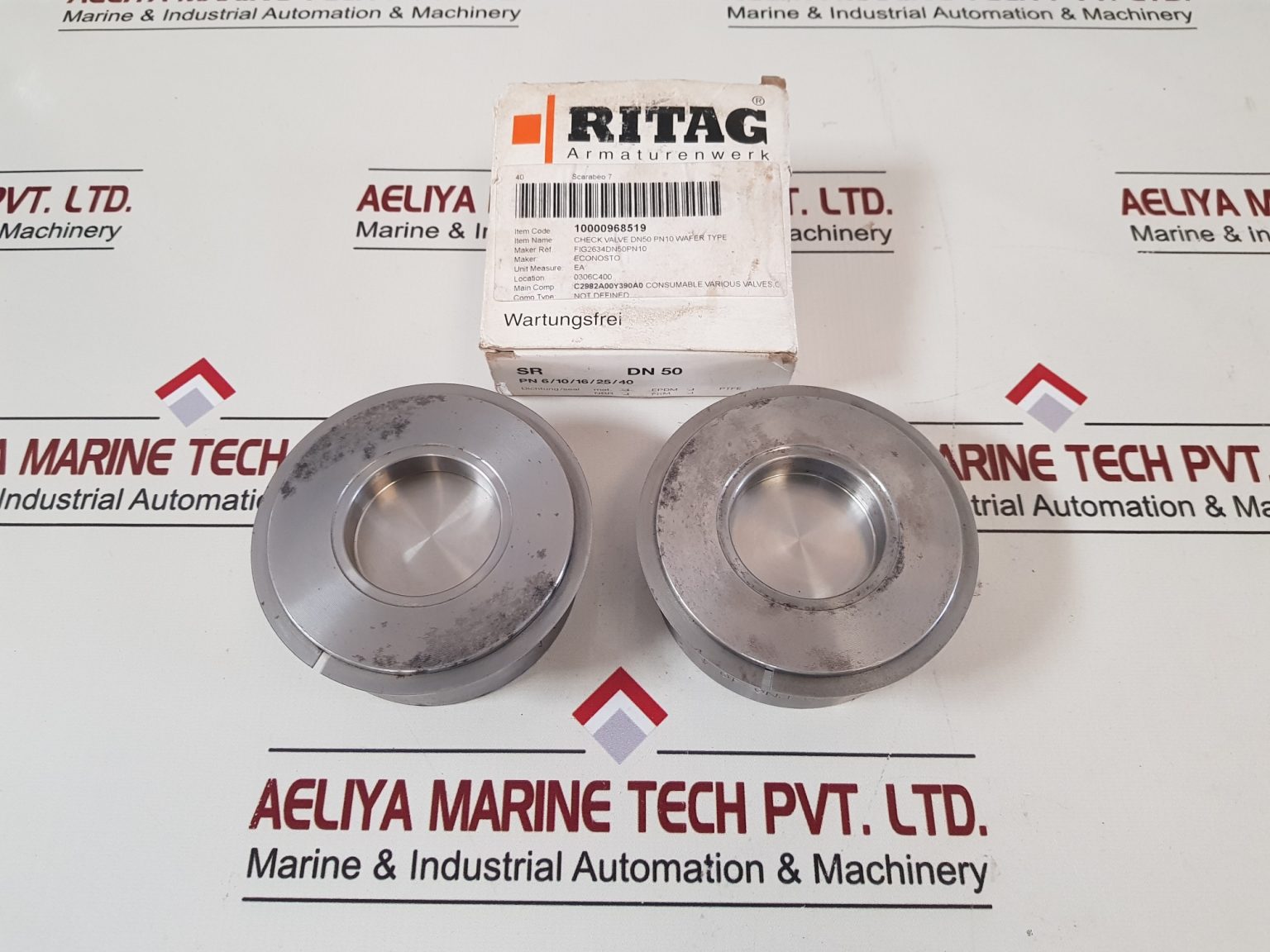 RITAG DN50 PN6-40 CHECK VALVE DN50 PN10 - Aeliya Marine