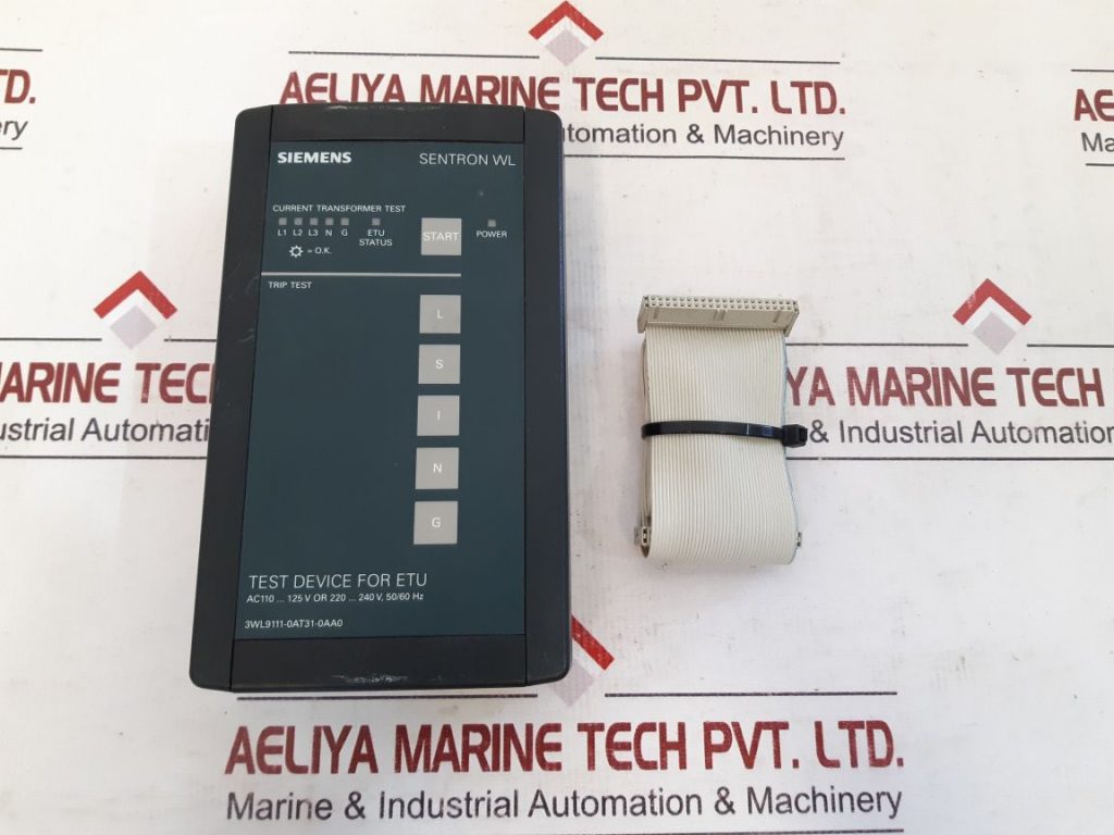 SIEMENS 3WL9111-0AT31-0AA0 TEST DEVICE FOR ETU - Aeliya Marine