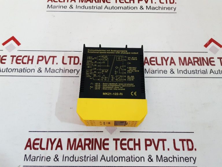 TURCK MK21-122-RI ROTATIONAL SPEED MONITOR WITH ANALOGUE OUTPUT ...