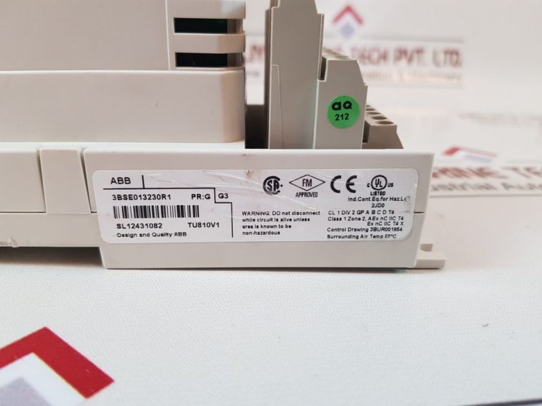 ABB DI810 ANALOG INPUT MODULE 3BSE013230R1 - Aeliya Marine
