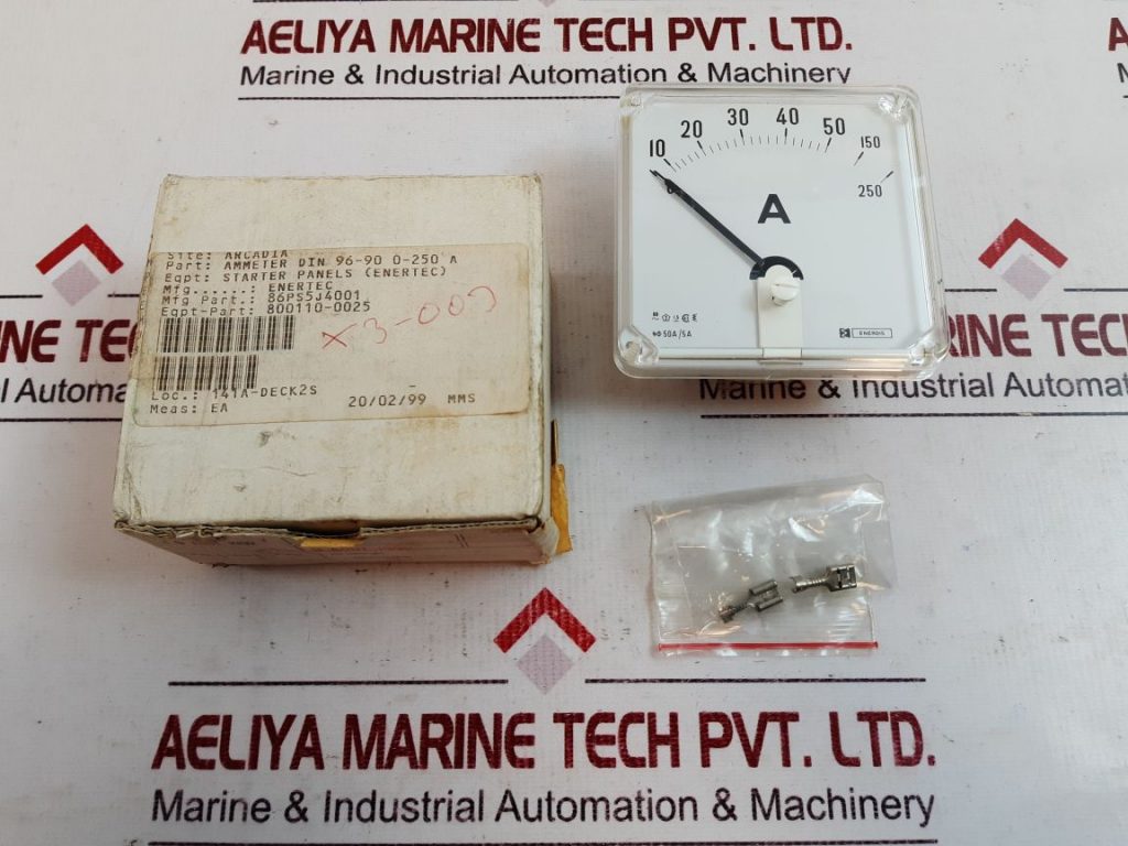 ENERDIS 0-250 A AMMETER DIN 96-90 0-250 A - Aeliya Marine