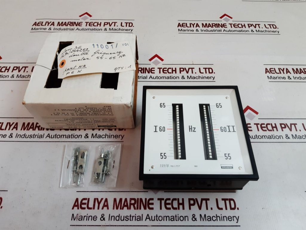 ENERTEC SCHLUMBERGER DOUBLE FREQUENCY METER 55-65 HZ - Aeliya Marine