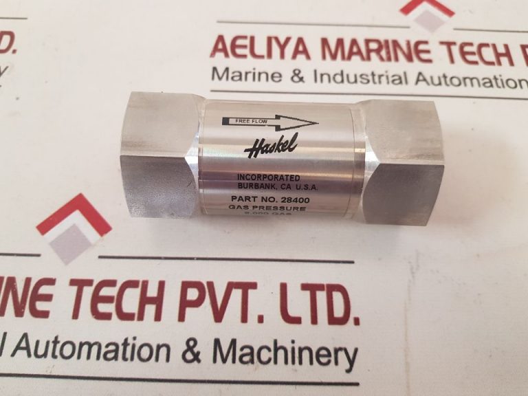 HASKEL 28400 CHECK VALVE - Aeliya Marine