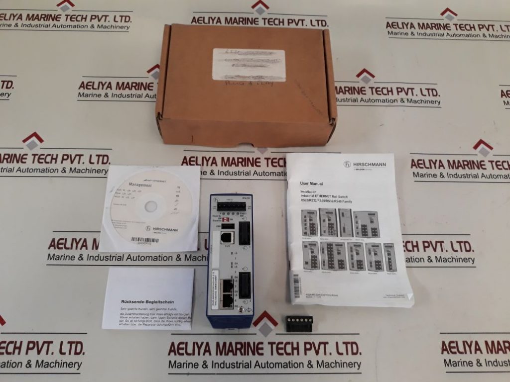 HIRSCHMANN RS20-0400M2M2SDHEHH05.0.02 INDUSTRIAL ETHERNET RAIL SWITCH ...
