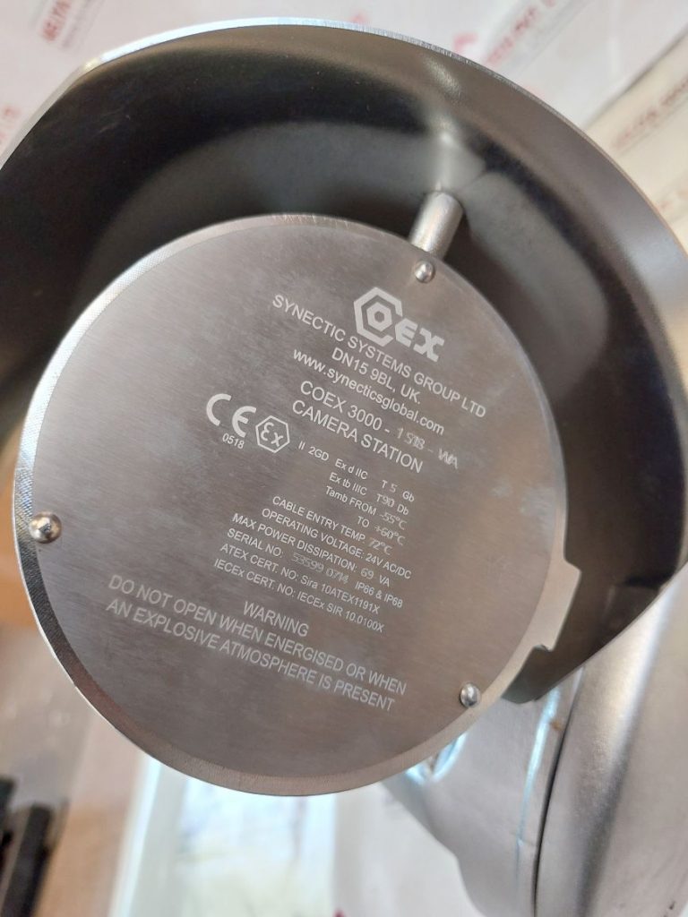 KONGSBERG SYNECTIC COEX 3000-1S18-WA THERMAL IP PTZ CAMERA STATION ...