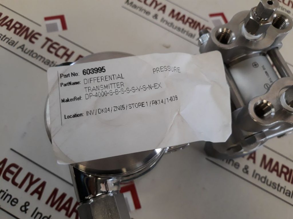 KLAY-INSTRUMENTS DP-4000 DIFFERENTIAL PRESSURE TRANSMITTER 603995 ...