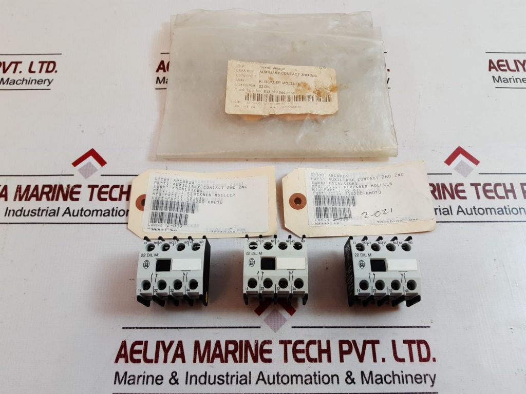 KLÖCKNER MOELLER 22 DIL M AUXILIARY CONTACT BLOCK P300 - Aeliya Marine