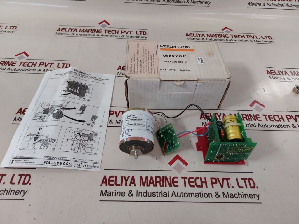 MERLIN GERIN MNR-UV TIME DELAYED UNDERVOLTAGE RELEASE - Aeliya Marine