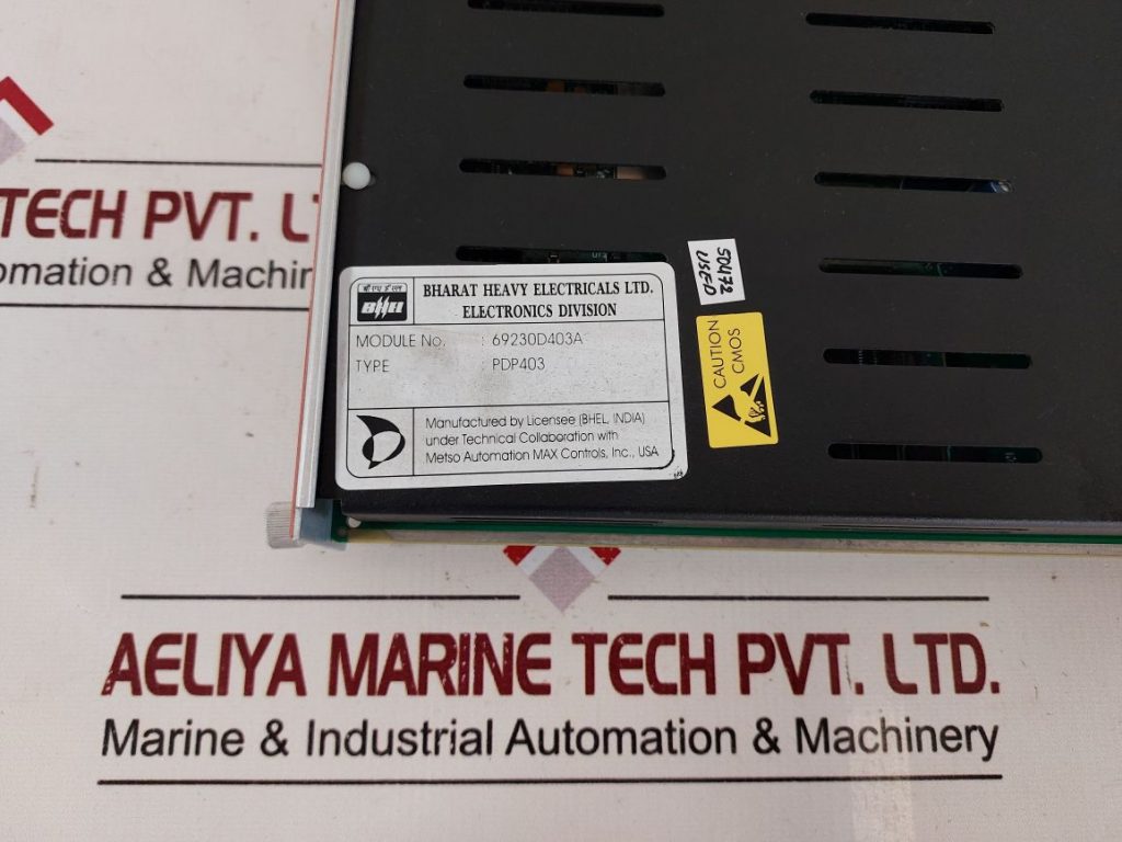 METSO/BHEL PDP403 DISTRIBUTED PROCESSING UNIT 69230D403A - Aeliya Marine