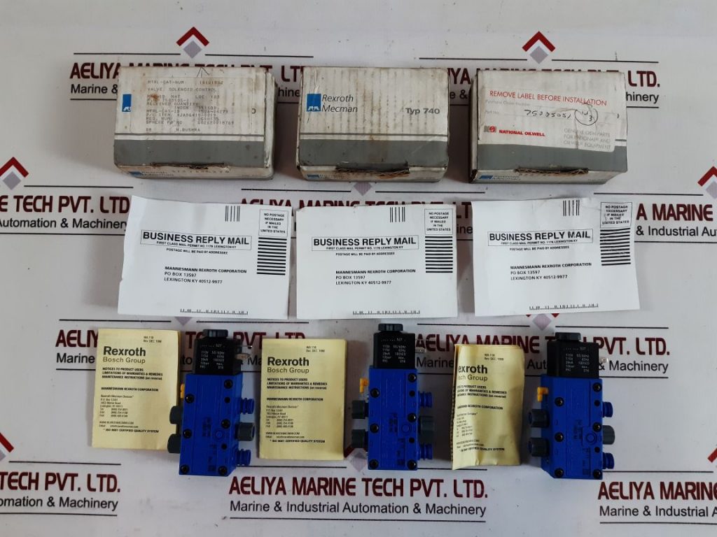 REXROTH MECMAN 740 SOLENOID VALVE - Aeliya Marine