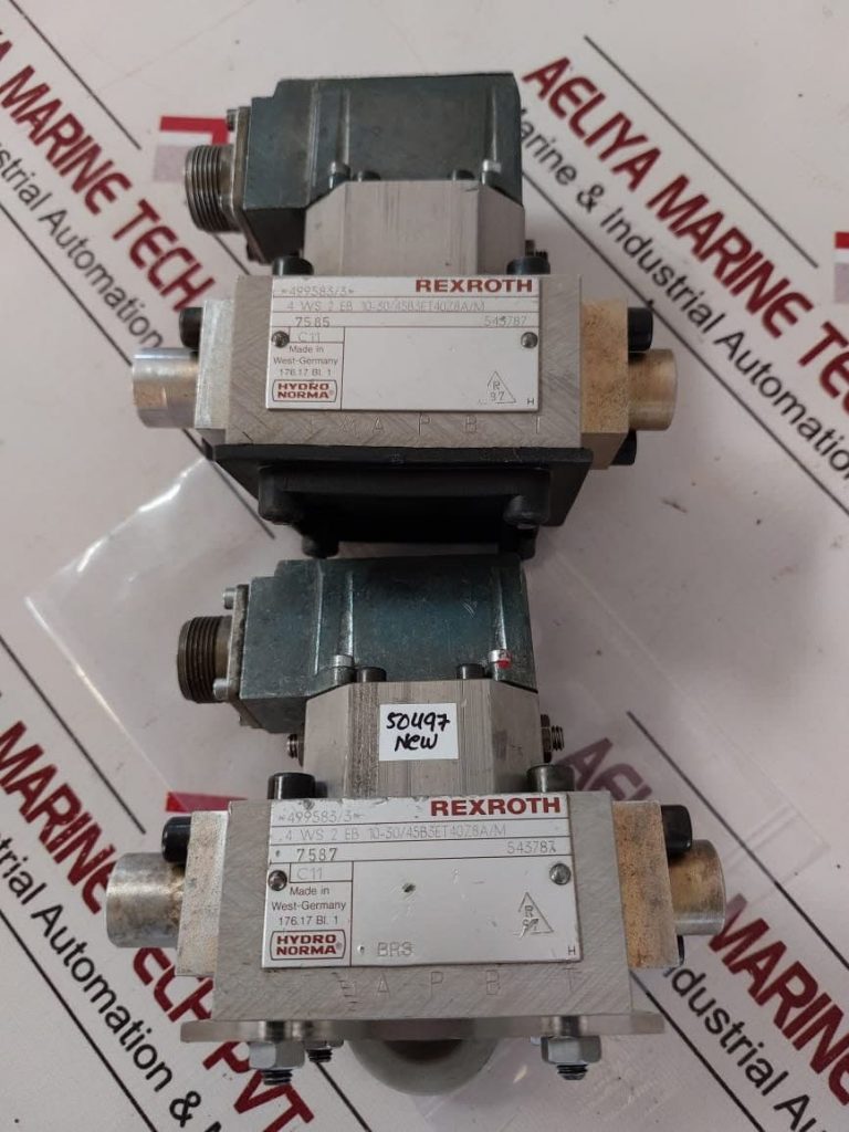 REXROTH 4WS2 EB 10-30/45B3ET40Z8A/M SOLENOID VALVE - Aeliya Marine