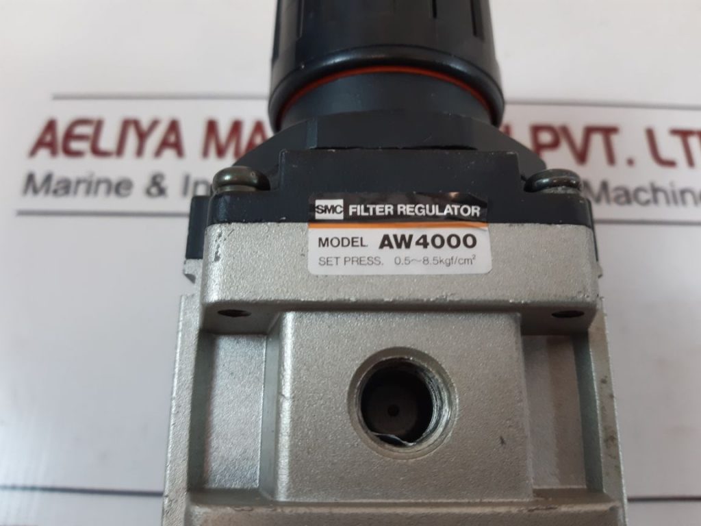 SMC AW4000 FILTER REGULATOR 0.5~8.5KGF/CM2 - Aeliya Marine