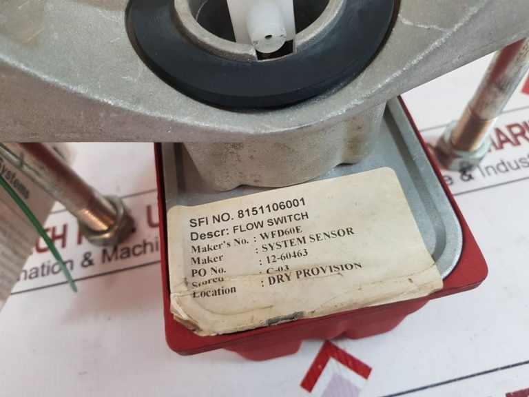 SYSTEM SENSOR WFD60 FLOW SWITCH - Aeliya Marine