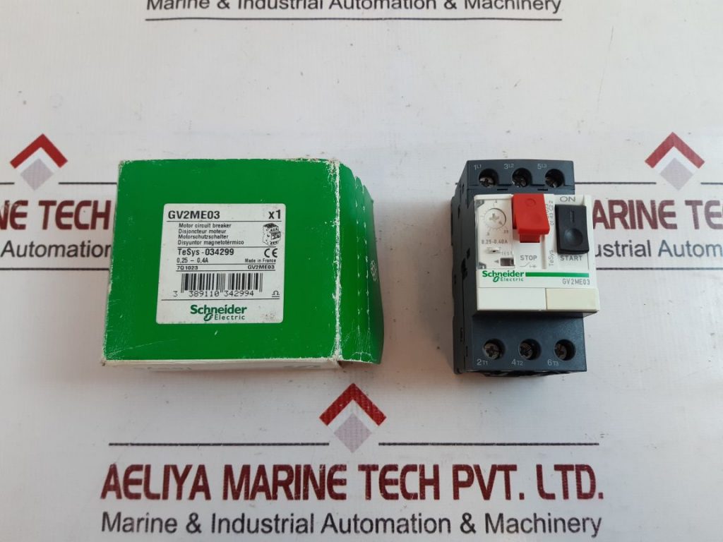 SCHNEIDER ELECTRIC / TELEMECANIQUE GV2ME03 MOTOR CIRCUIT BREAKER ...