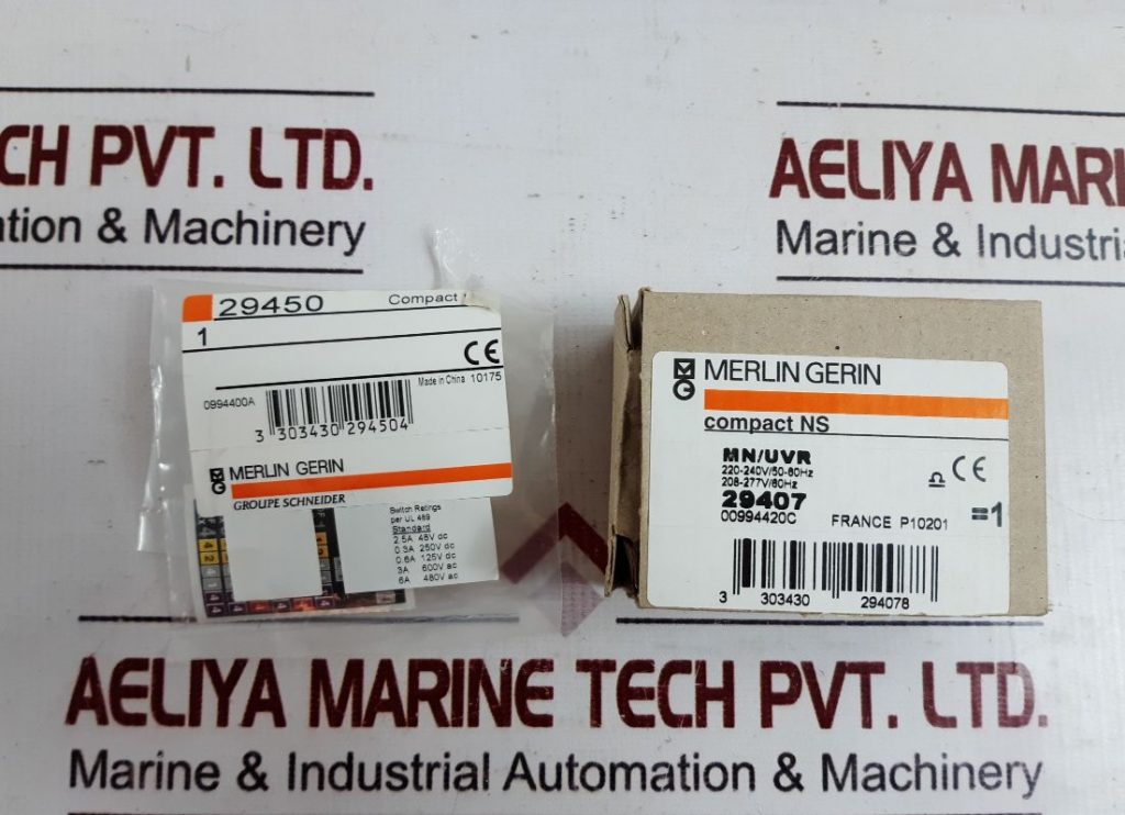SCHNEIDER ELECTRIC MN/UVR CIRCUIT BREAKER - Aeliya Marine