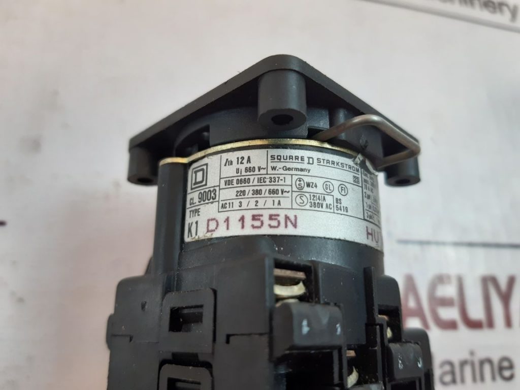SQUARE D STARKSTROM CL.9003 CONTACT BLOCK WITHOUT KNOB - Aeliya Marine