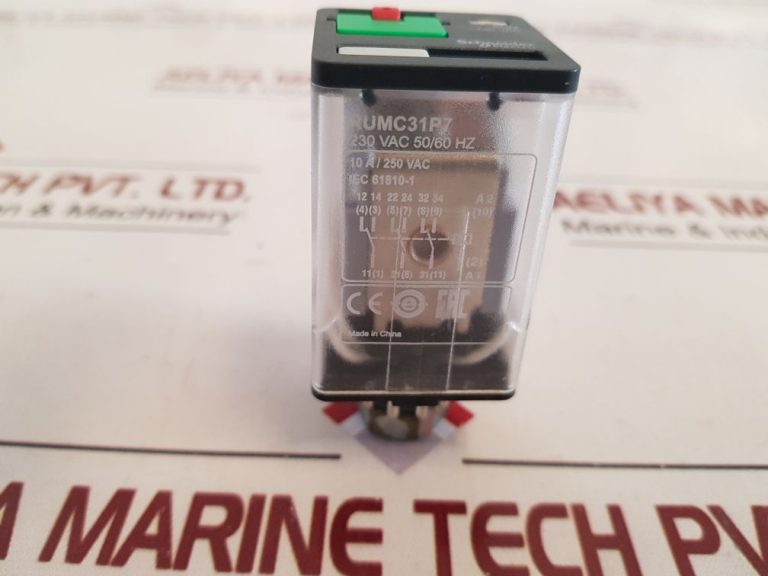 TELEMECANIQUE SCHNEIDER ELECTRIC RUMC31P7 UNIVERSAL RELAY - Aeliya Marine