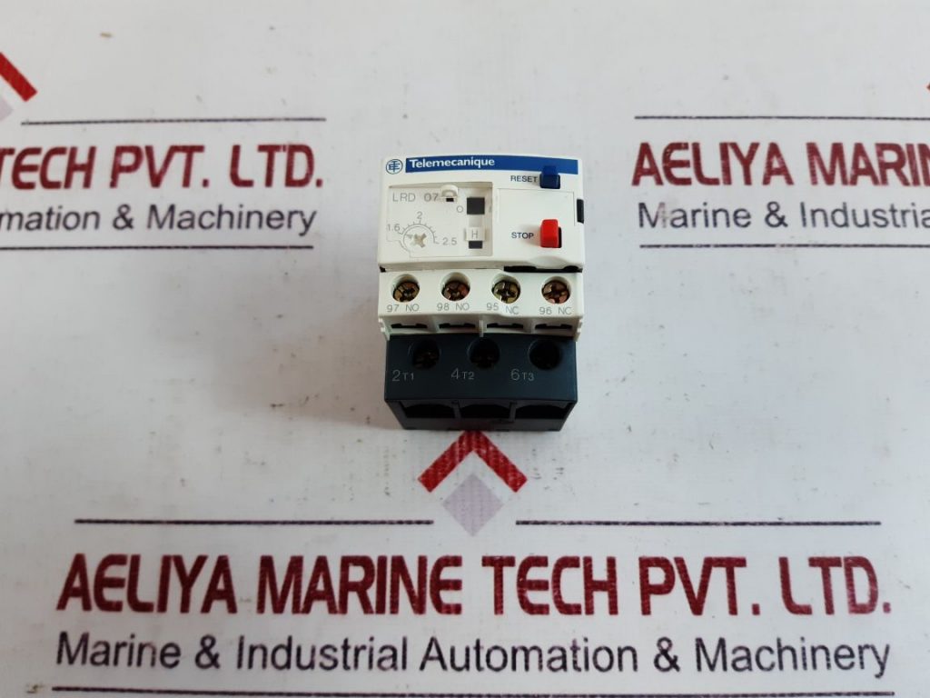 TELEMECANIQUE SCHNEIDER ELECTRIC LRD 07 THERMAL OVERLOAD RELAY - Aeliya ...