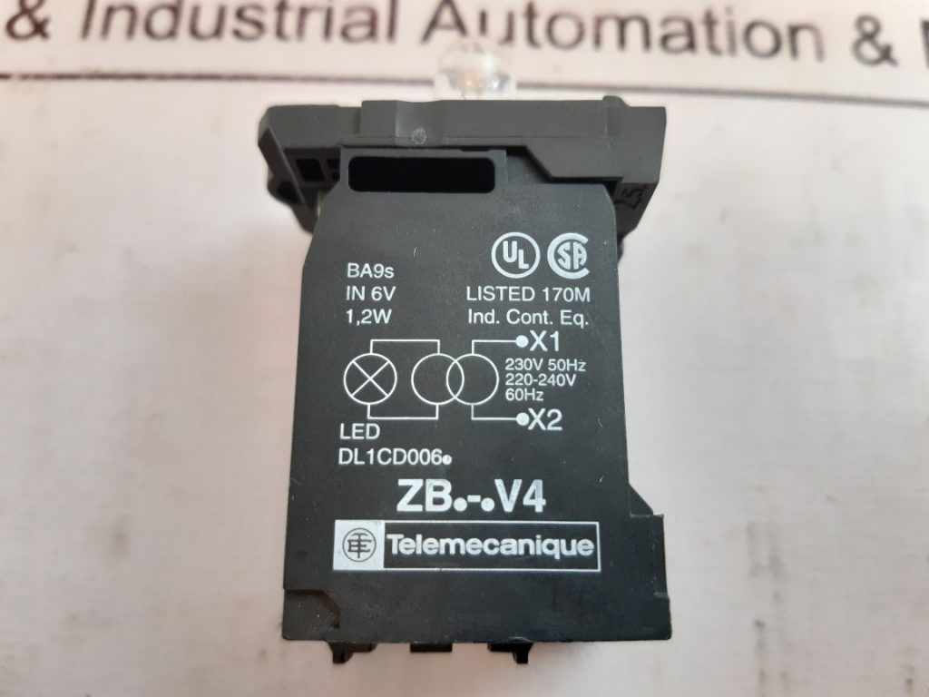 TELEMECANIQUE ZB-V4 ILLUMINATED PILOT PANEL LIGHT - Aeliya Marine