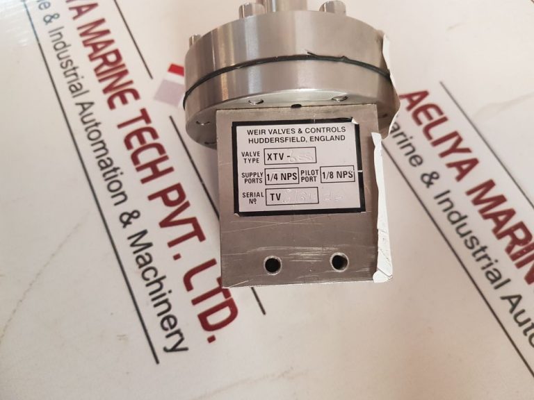 WEIR XTV-6SS PILOT BATLEY VALVE - Aeliya Marine