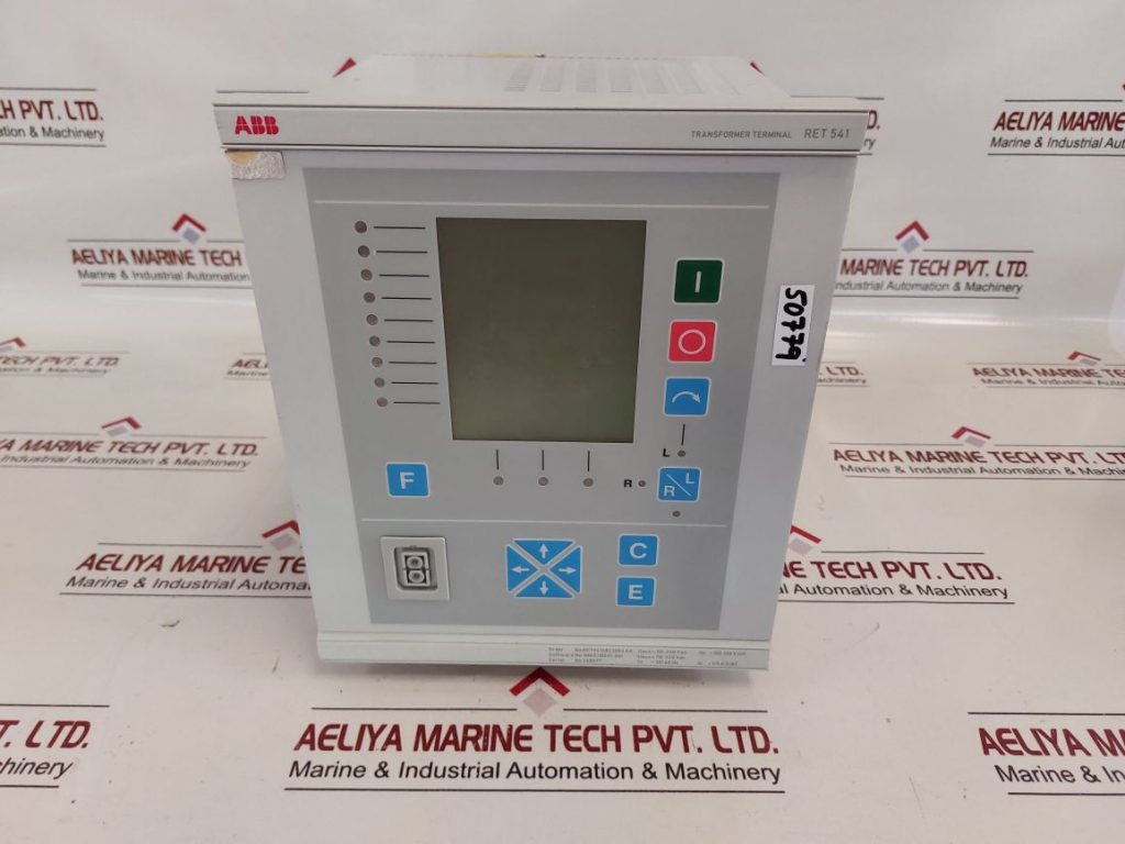 ABB RET541 TRANSFORMER TERMINAL REV A - Aeliya Marine