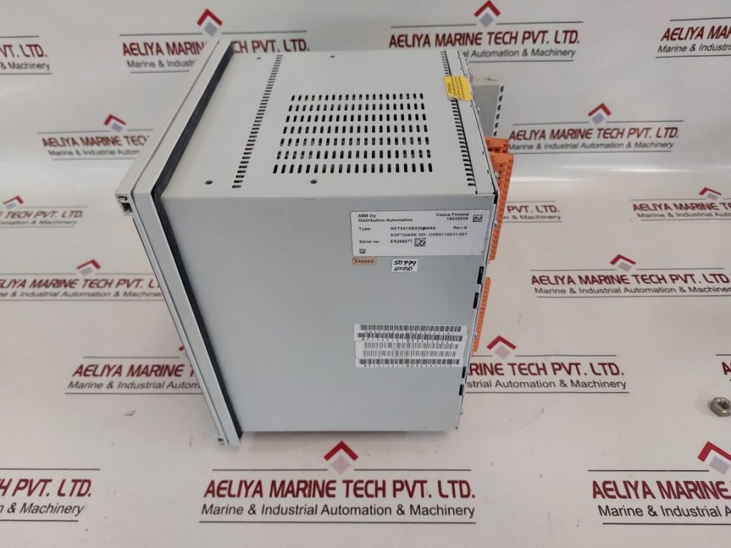 ABB RET541 TRANSFORMER TERMINAL REV A - Aeliya Marine