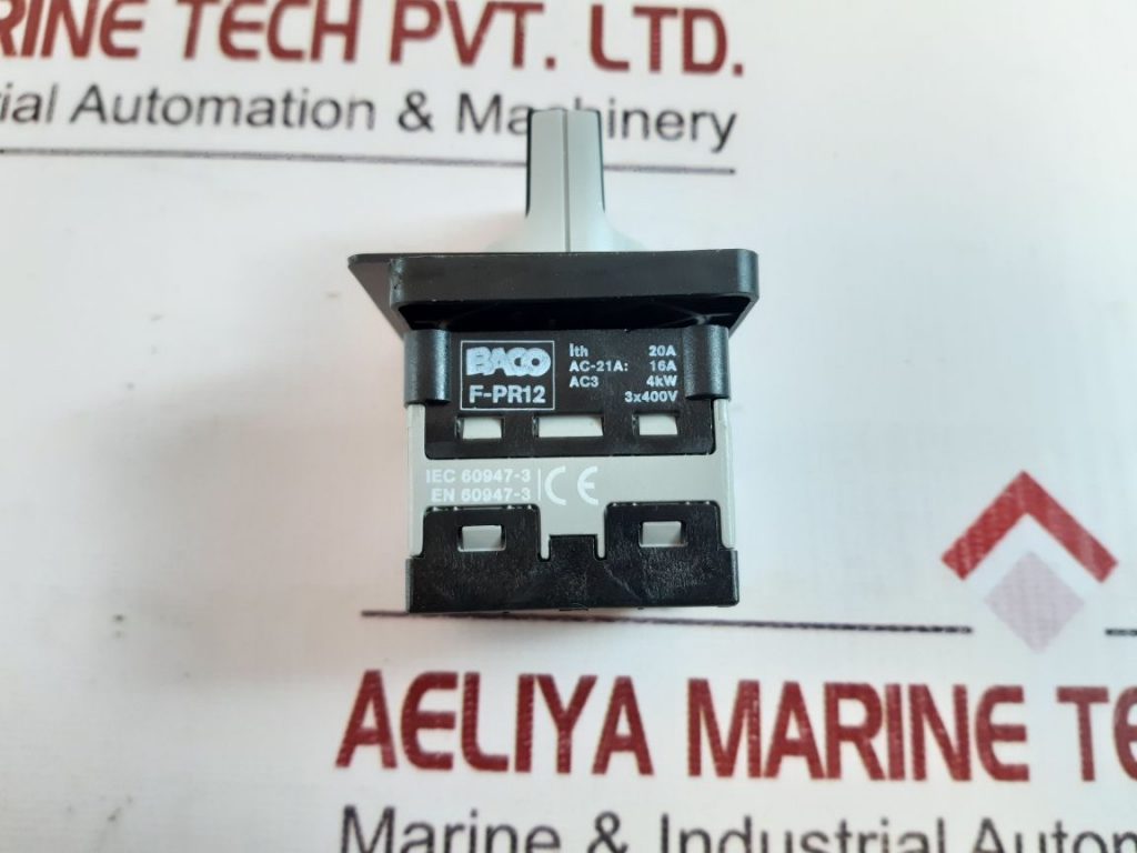 BACO F-PR12 ROTARY CAM SWITCH 690 VAC - Aeliya Marine