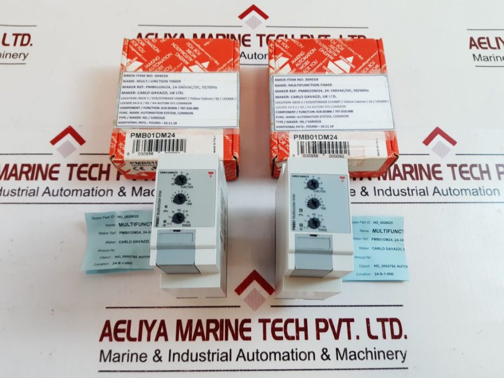 CARLO GAVAZZI PMB01 MULTIFUNCTION TIMER - Aeliya Marine