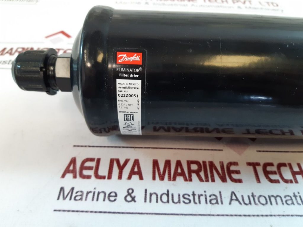 DANFOSS DML 305 HERMETIC FILTER DRIER - Aeliya Marine