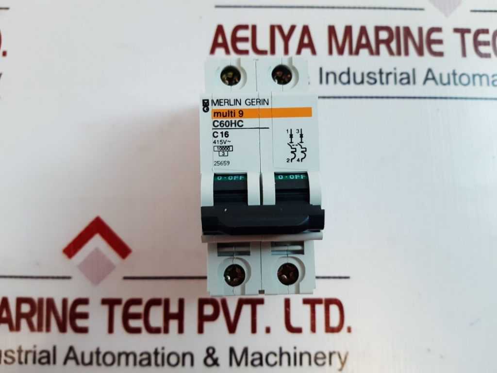 MERLIN GERIN C60HC C16 CIRCUIT BREAKER - Aeliya Marine