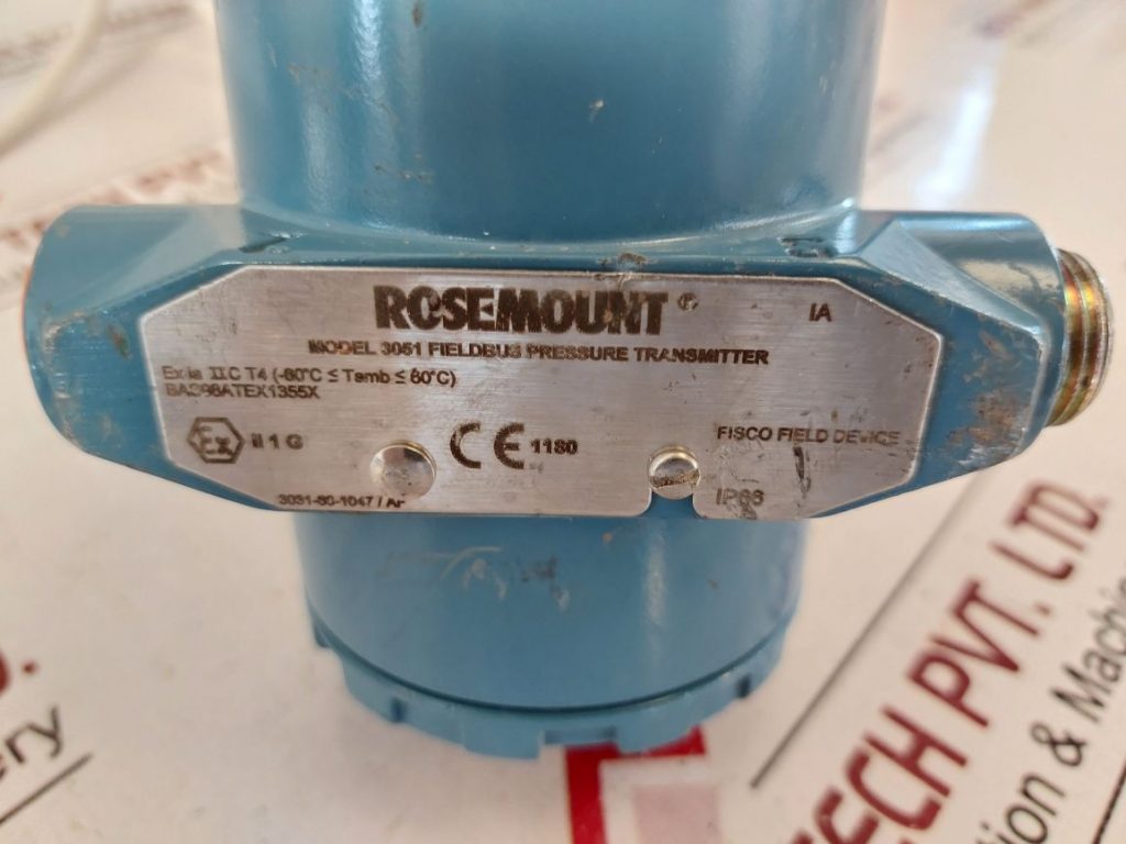 ROSEMOUNT 3051 FIELDBUS PRESSURE TRANSMITTER 511 - Aeliya Marine
