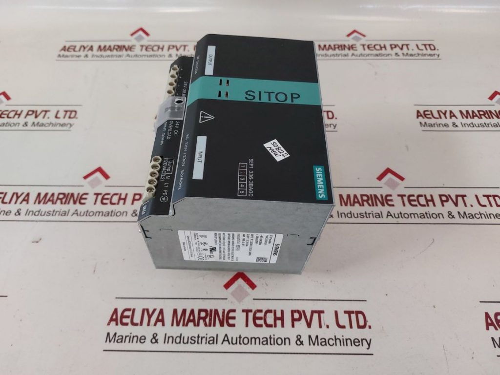 SIEMENS SITOP MODULAR 6EP1 336-3BA00 POWER SUPPLY - Aeliya Marine