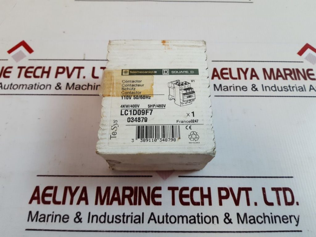SCHNEIDER ELECTRIC TELEMECANIQUE SQUARE D LC1D09 CONTACTOR - Aeliya Marine