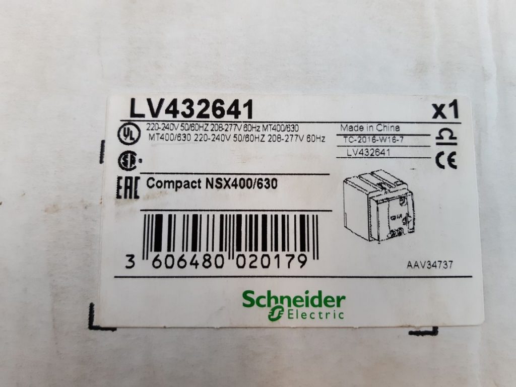 SCHNEIDER ELECTRIC LV432641 MOTOR MECHANISAM MT400/630 - Aeliya Marine