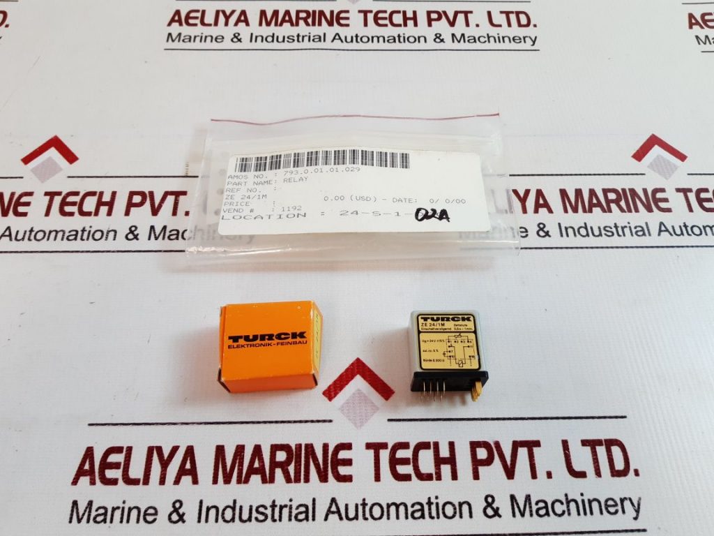 TURCK ZE 24/1M RELAY 200Ω - Aeliya Marine