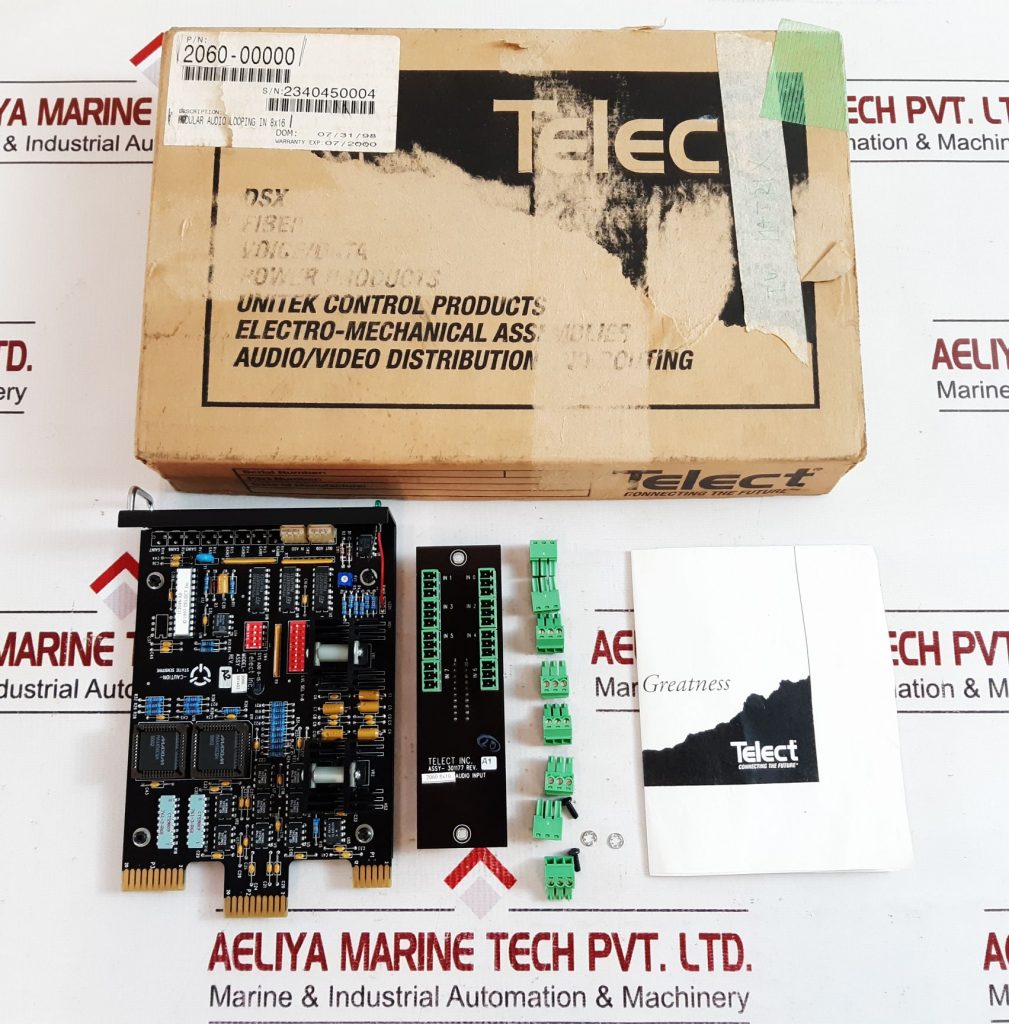 TELECT 2060-00000 PCB CARD REV. A2 - Aeliya Marine