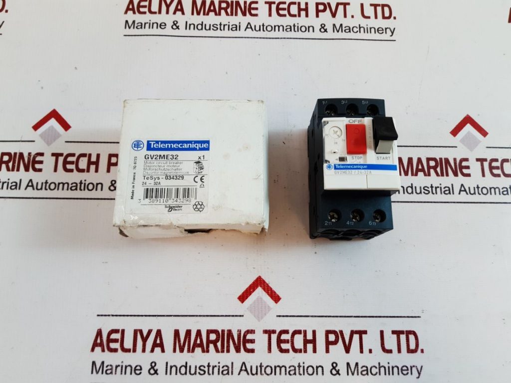 TELEMECANIQUE / SCHNEIDER ELECTRIC GV2ME32/24-32A MOTOR CIRCUIT BREAKER ...