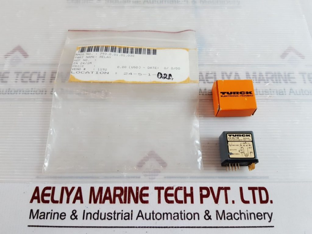 TURCK ZA24/1M RELAY 0.5S-1 MIN - Aeliya Marine