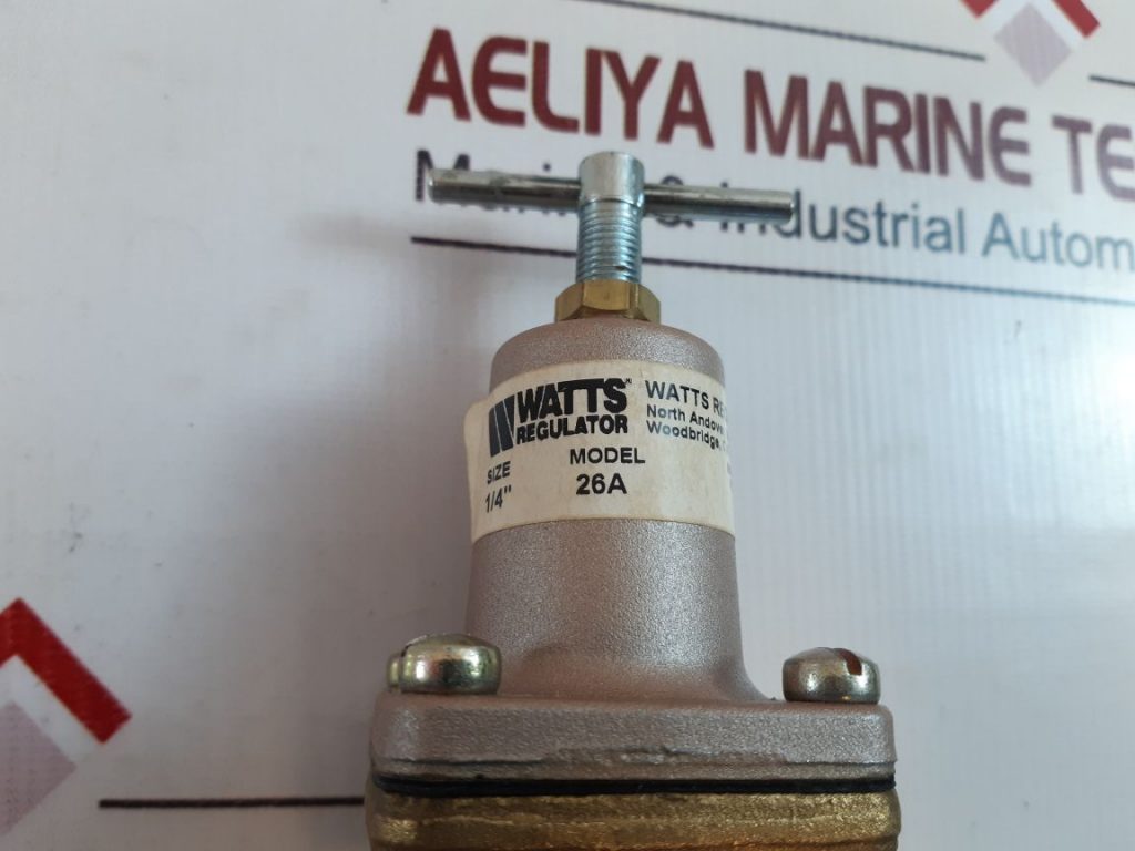 WATTS REGULATOR 26A WATER PRESSURE REGULATOR - Aeliya Marine