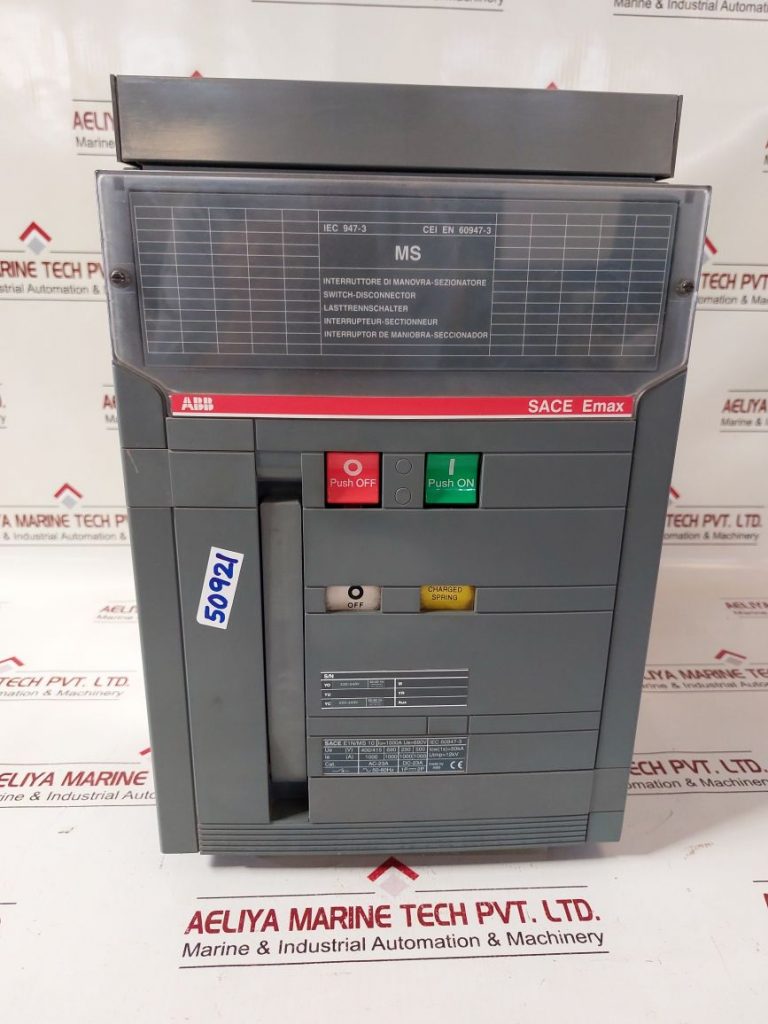 Abb Sace Emax Circuit Breaker for Effective Power Control